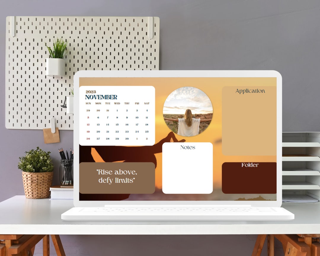 Computer Desktop Theme Background Wallpaper Organizer Set - Etsy
