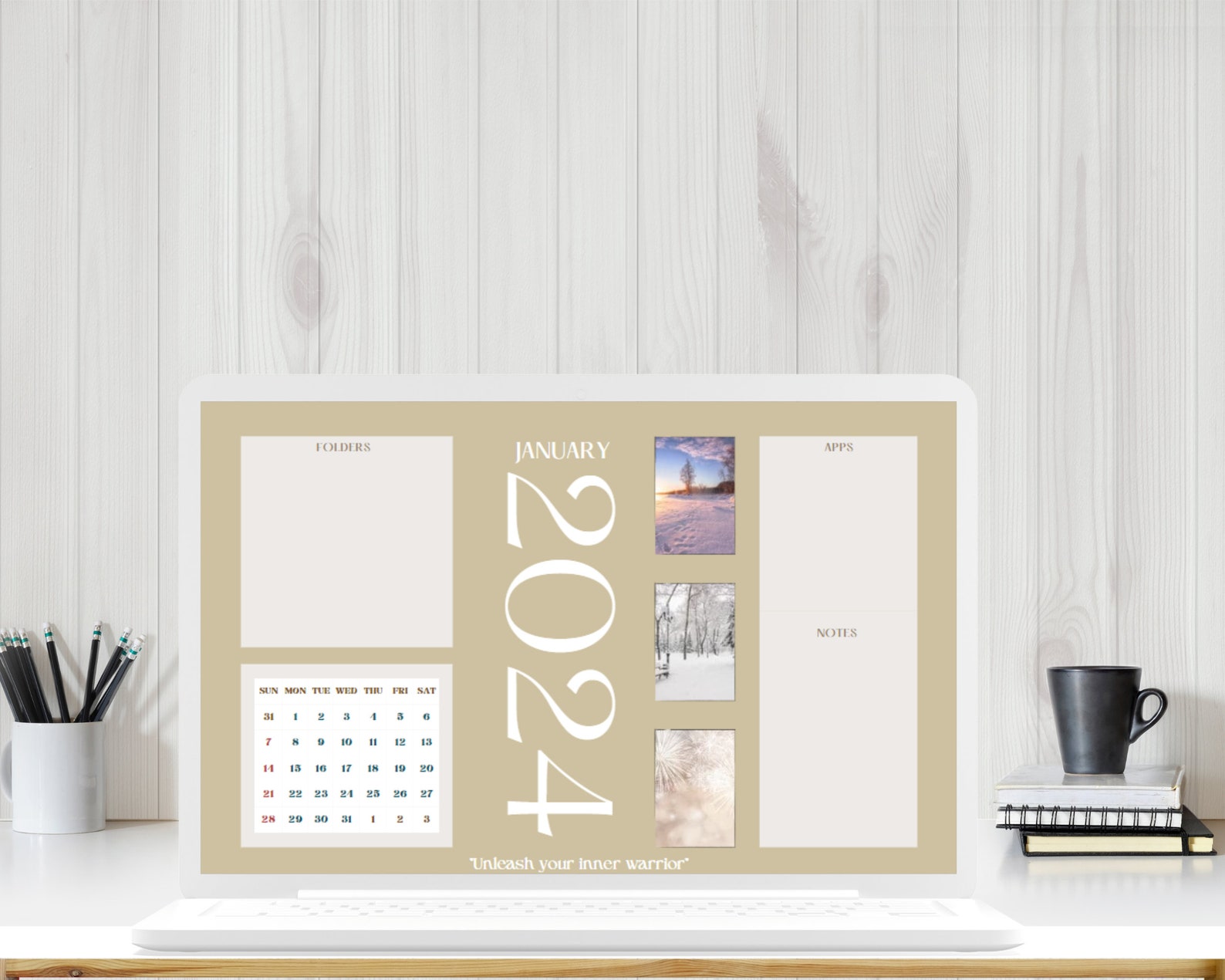 Computer Desktop Theme Background Wallpaper Organizer Set, Seasonal ...