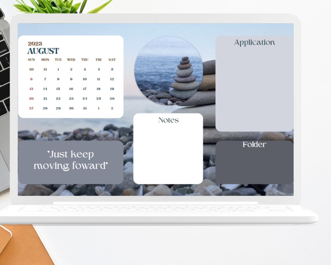 Computer Desktop Theme Background Wallpaper Organizer Set - Etsy