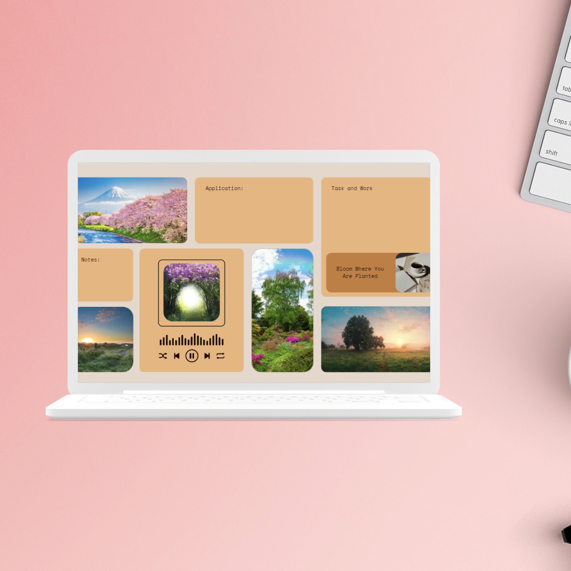 Computer Desktop Themed Background Wallpaper Organizer Set, 11 Shades ...