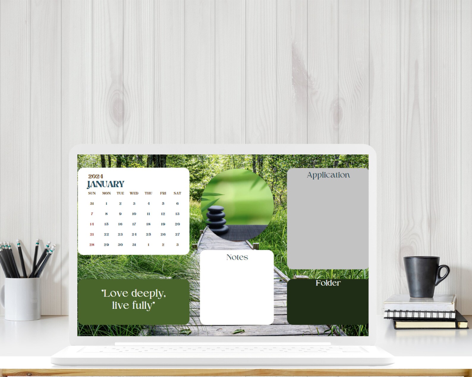 Computer Desktop Theme Background Wallpaper Organizer Set - Etsy