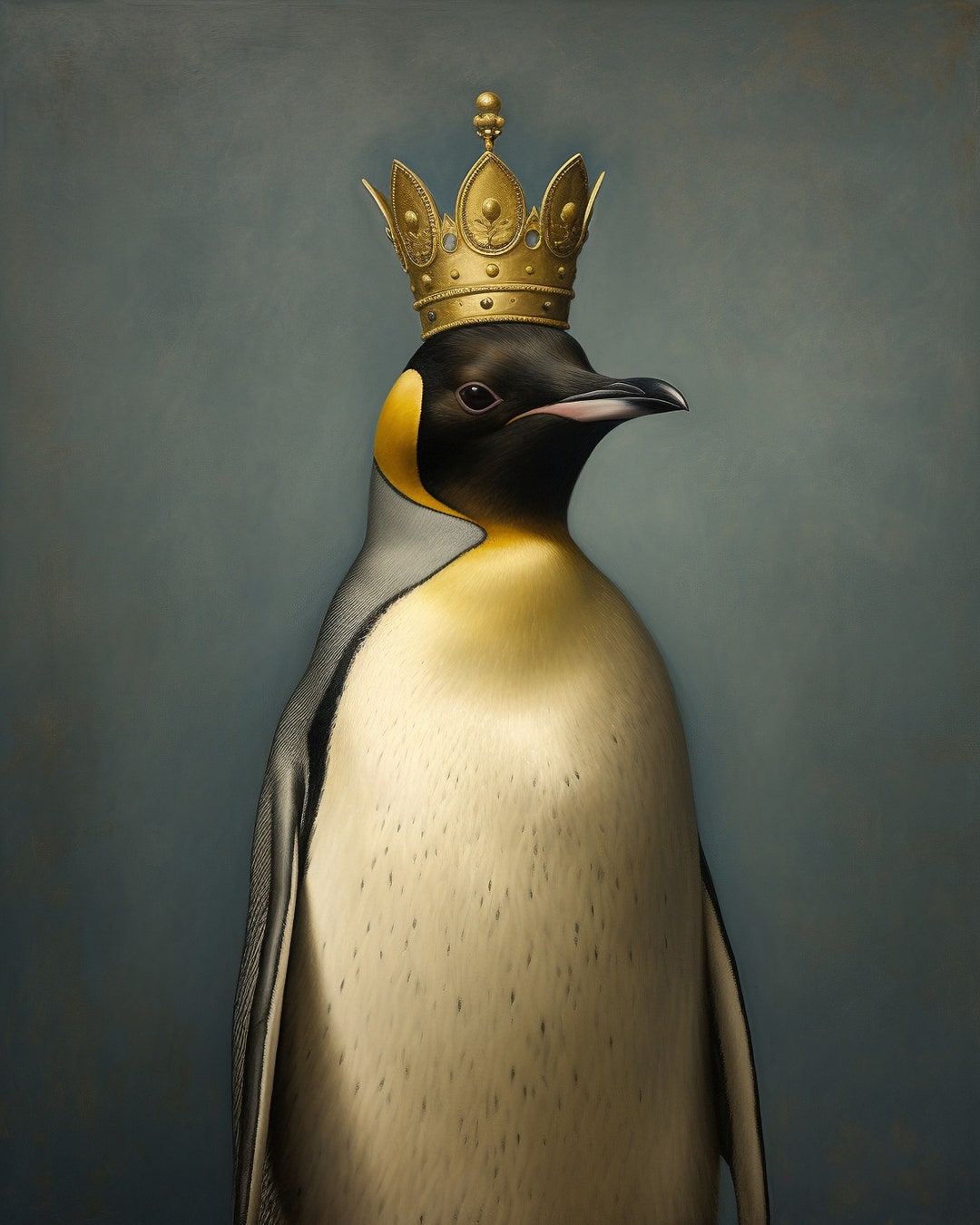 Emperor Penguin - Art Print - Etsy