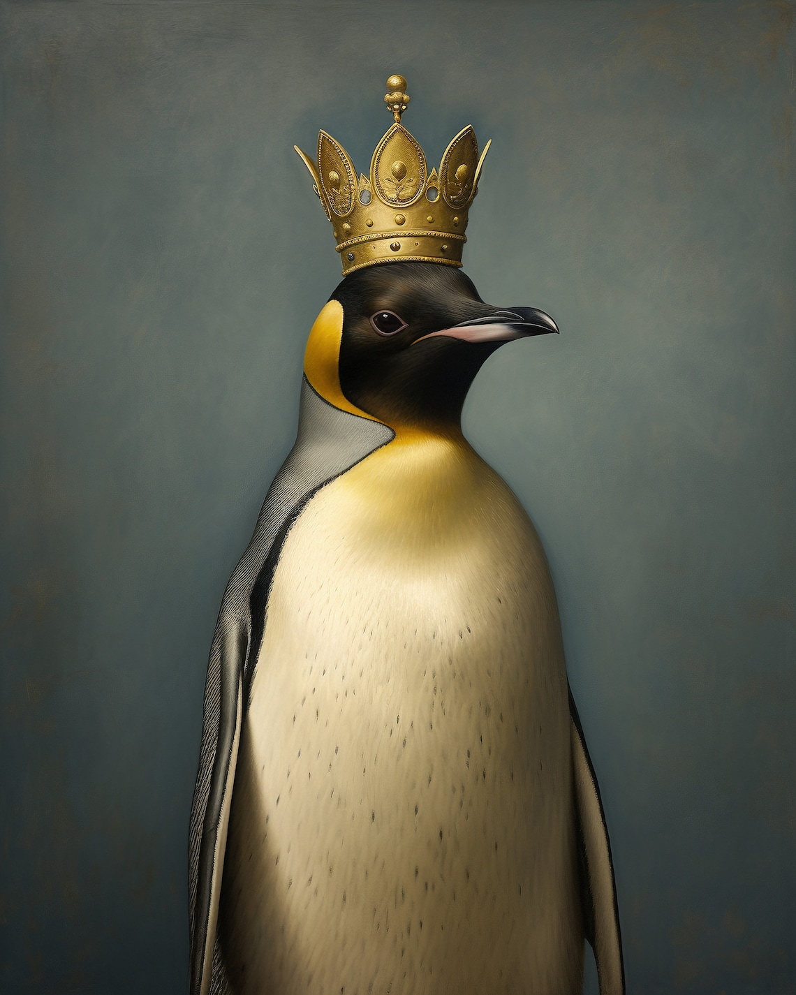 Emperor Penguin - Art Print - Etsy