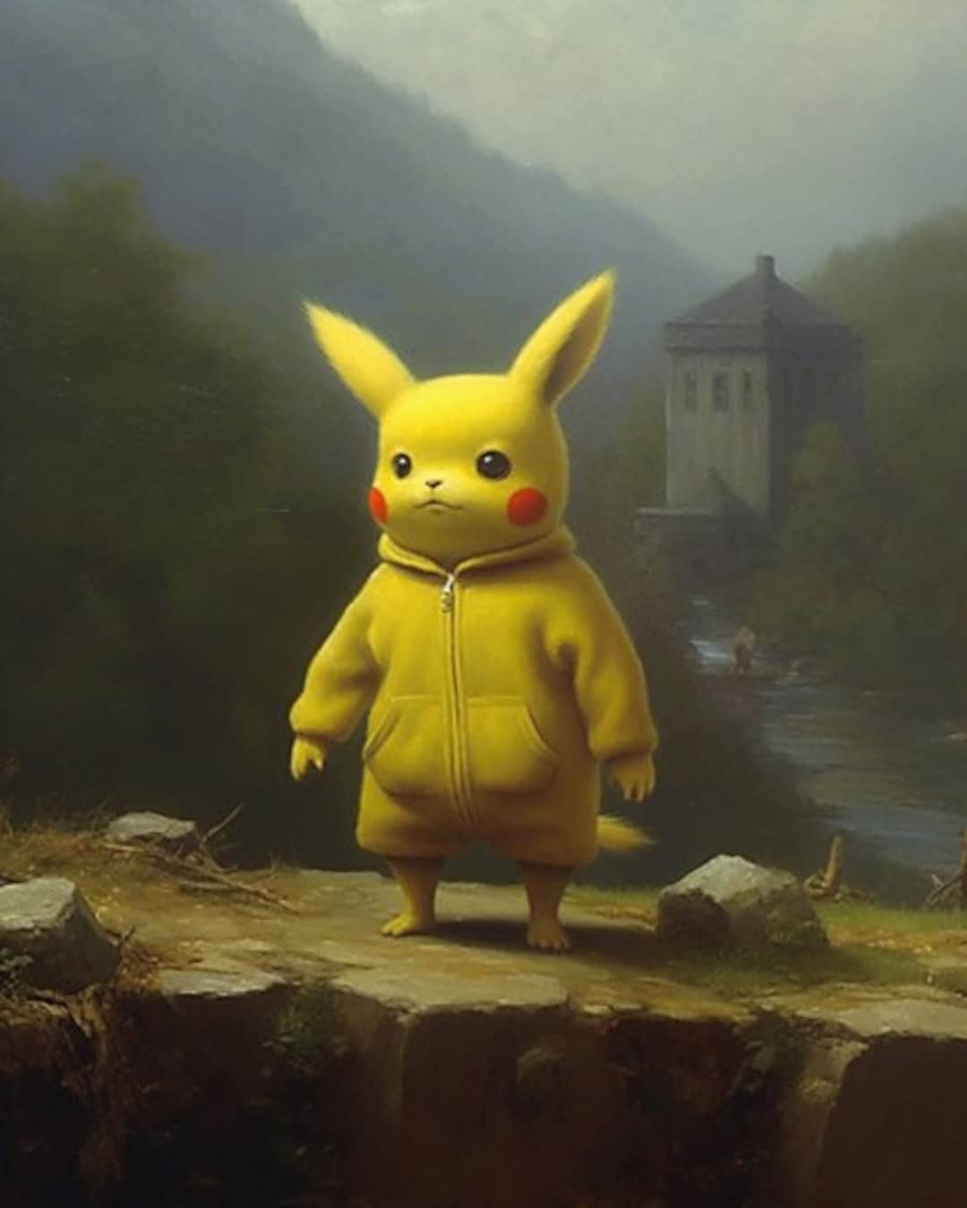 Pikachu - Art Print - Etsy