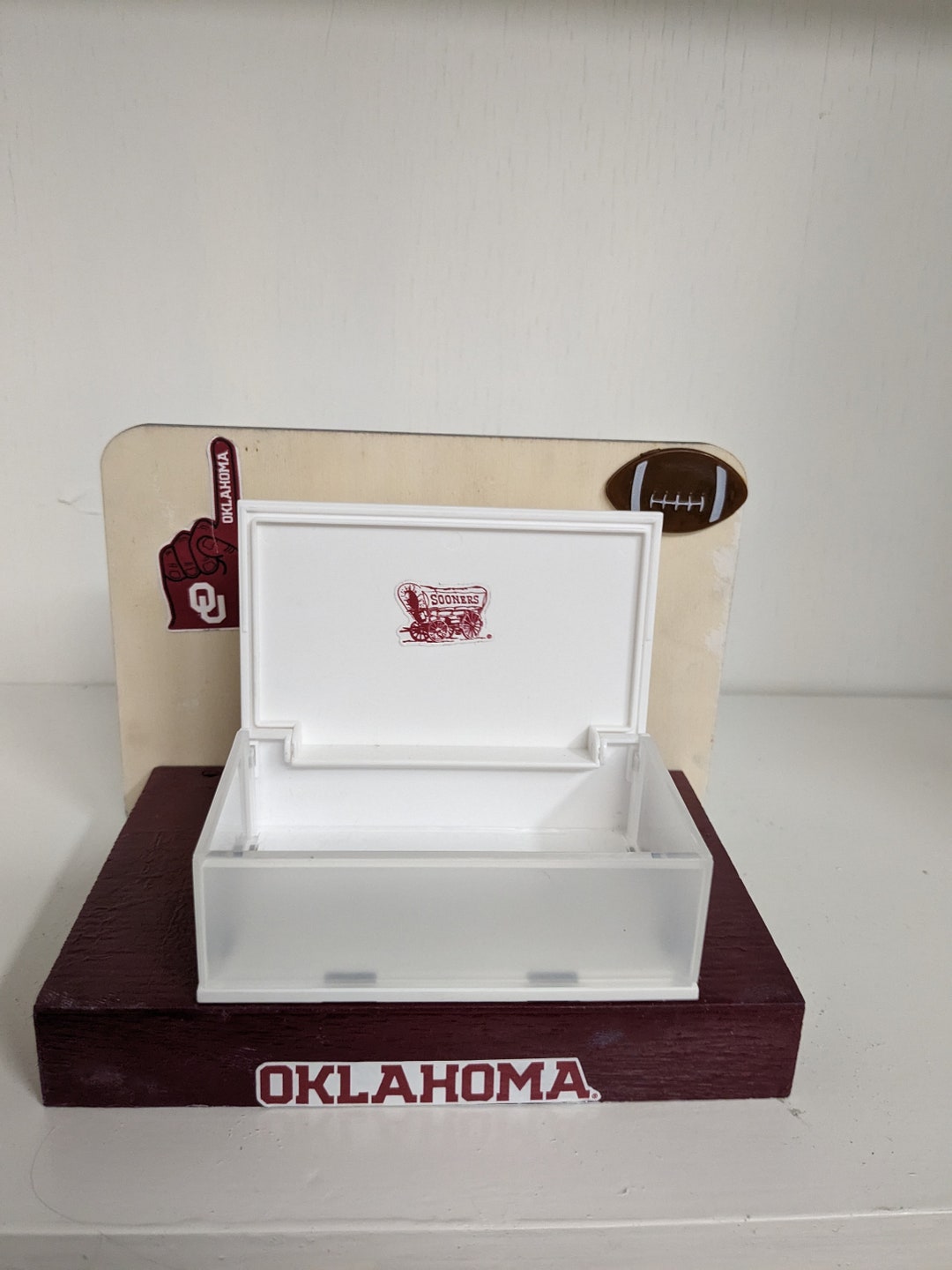 Sooners Business Card Box - Etsy