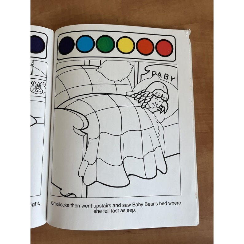 Vintage Lot of 6 LANDOLL'S Coloring Activity AND Paint With Water Books ...