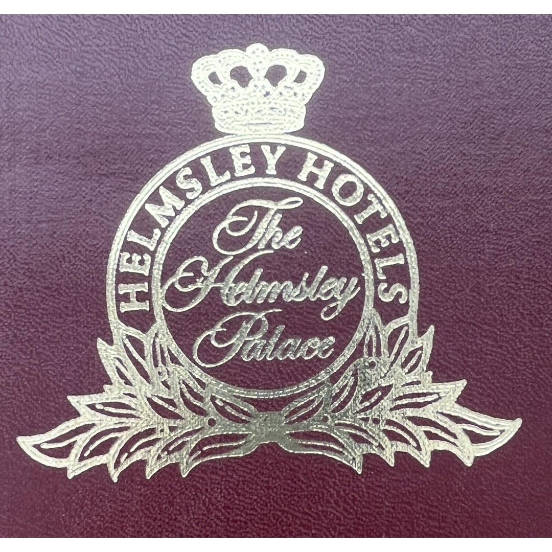 Helmsley Hotels the Palace Notepad Portfolio Leona New York City ...