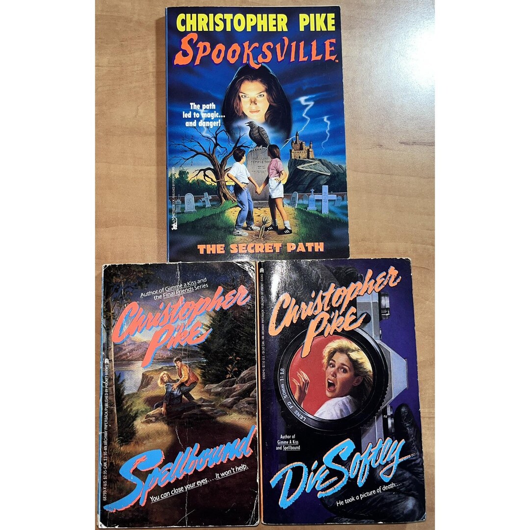 Vintage Christopher Pike Book Lot of 3 Spellbound-die Softly ...