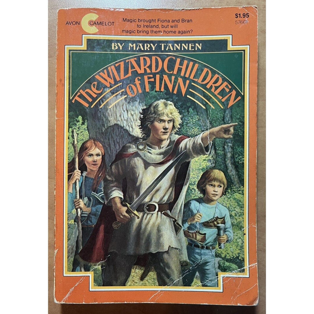 RARE 1982 Wizard Children of Finn PB by Mary Tannen Avon BOOKS - Etsy