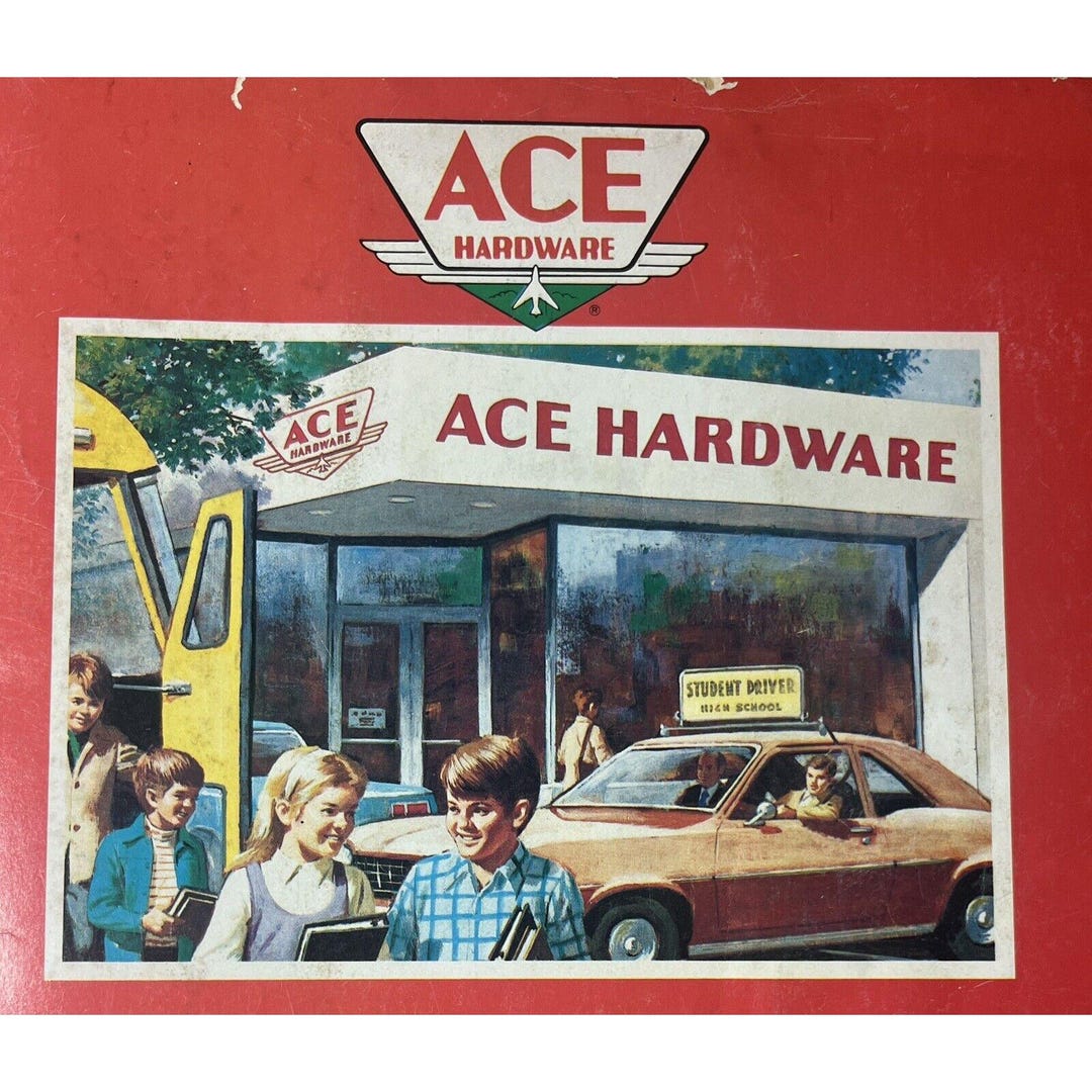 Vintage 1975 ACE Hardware Coloring Book UNUSED - Etsy