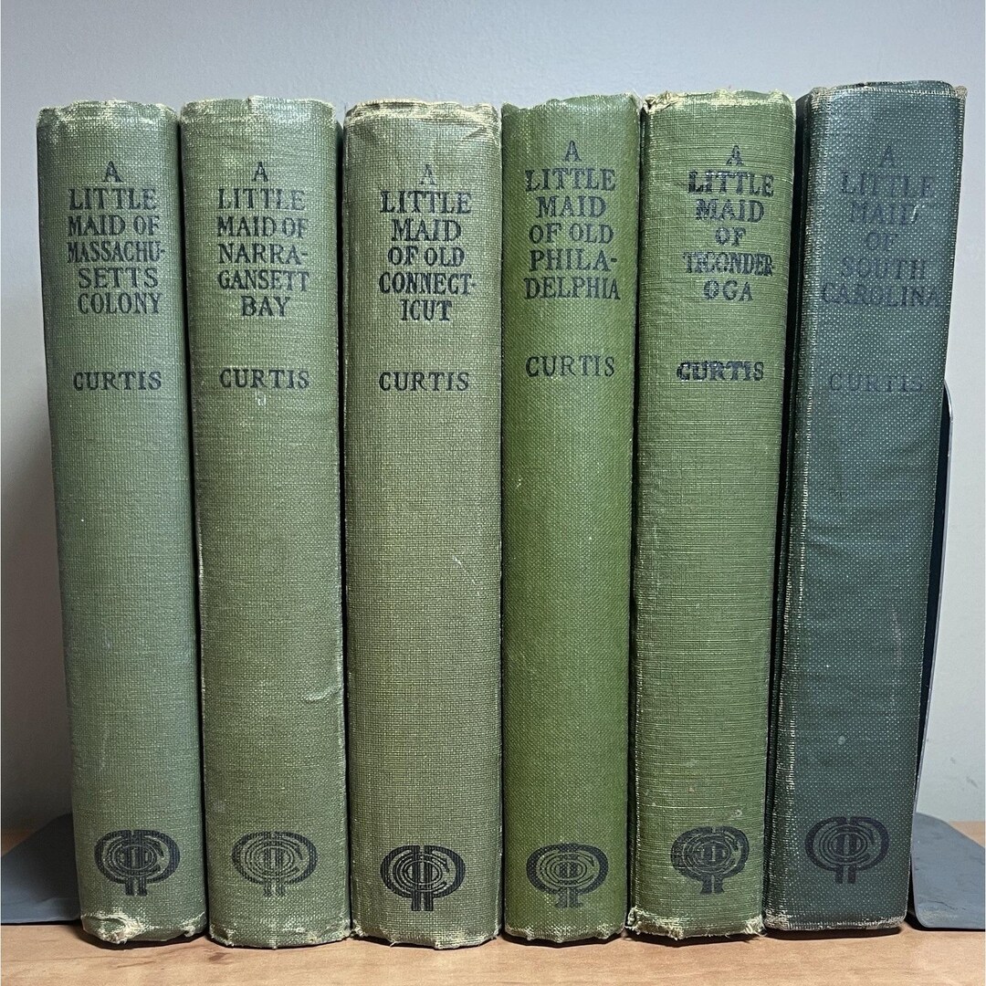 Antique 1920's A Little Maid Series by Alice Turner Curtis HC Lot of 6 ...