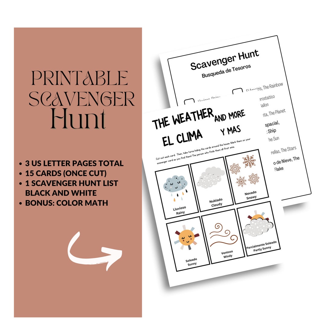 Bilingual Preschool Activities, Weather, El Clima, Activity Worksheets ...