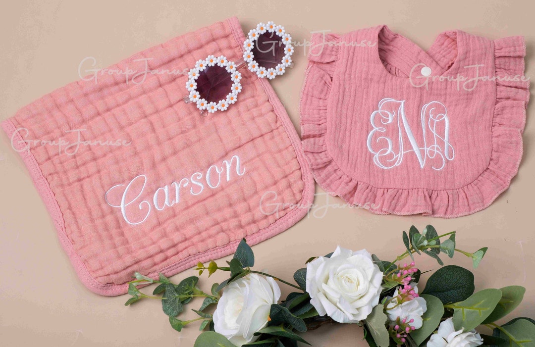 Personalized Baby Boy Bib With Embroidery Custom Monogrammed Bib for ...