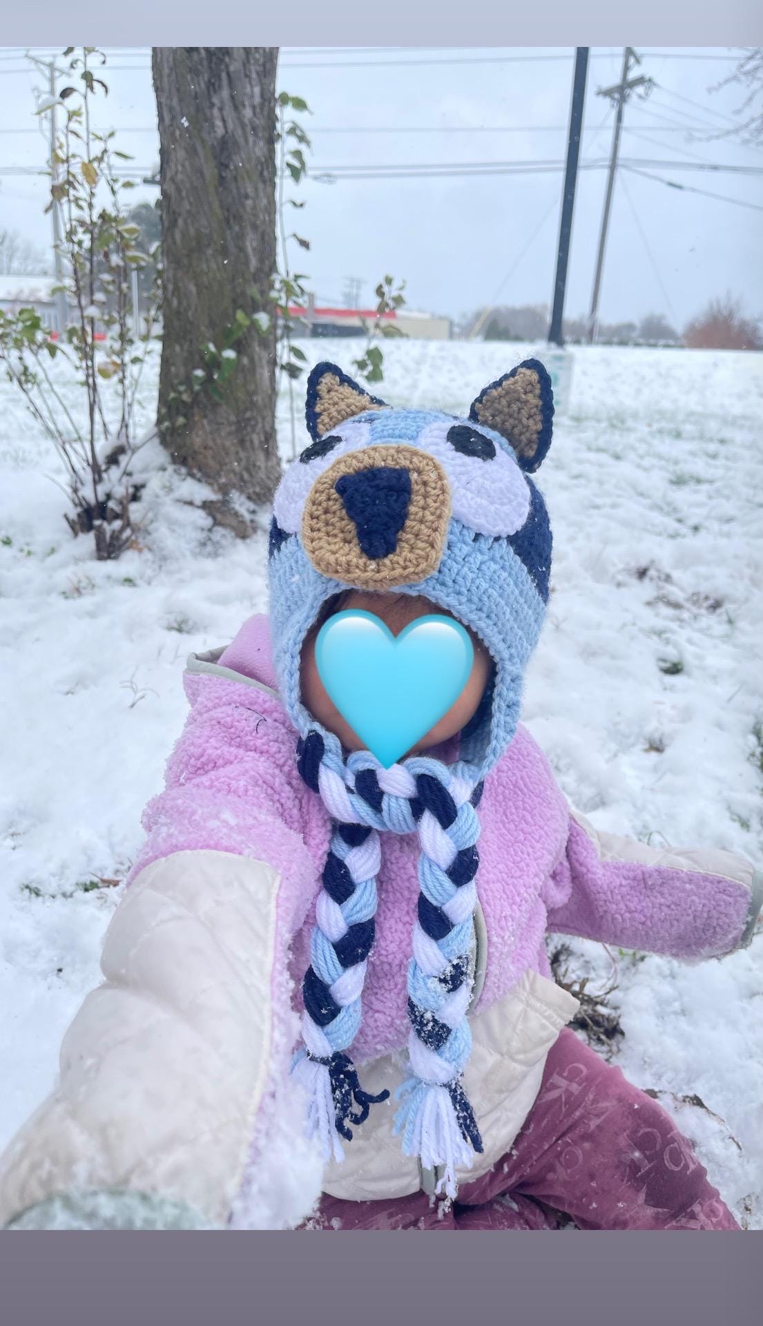 Bluey Crochet Beanie - Etsy