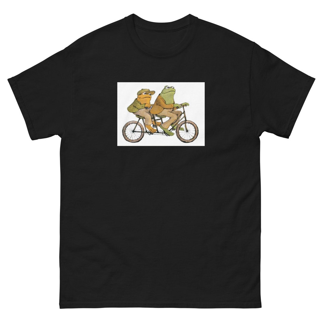 Frog and Toad Bicycle T Shirt - Etsy