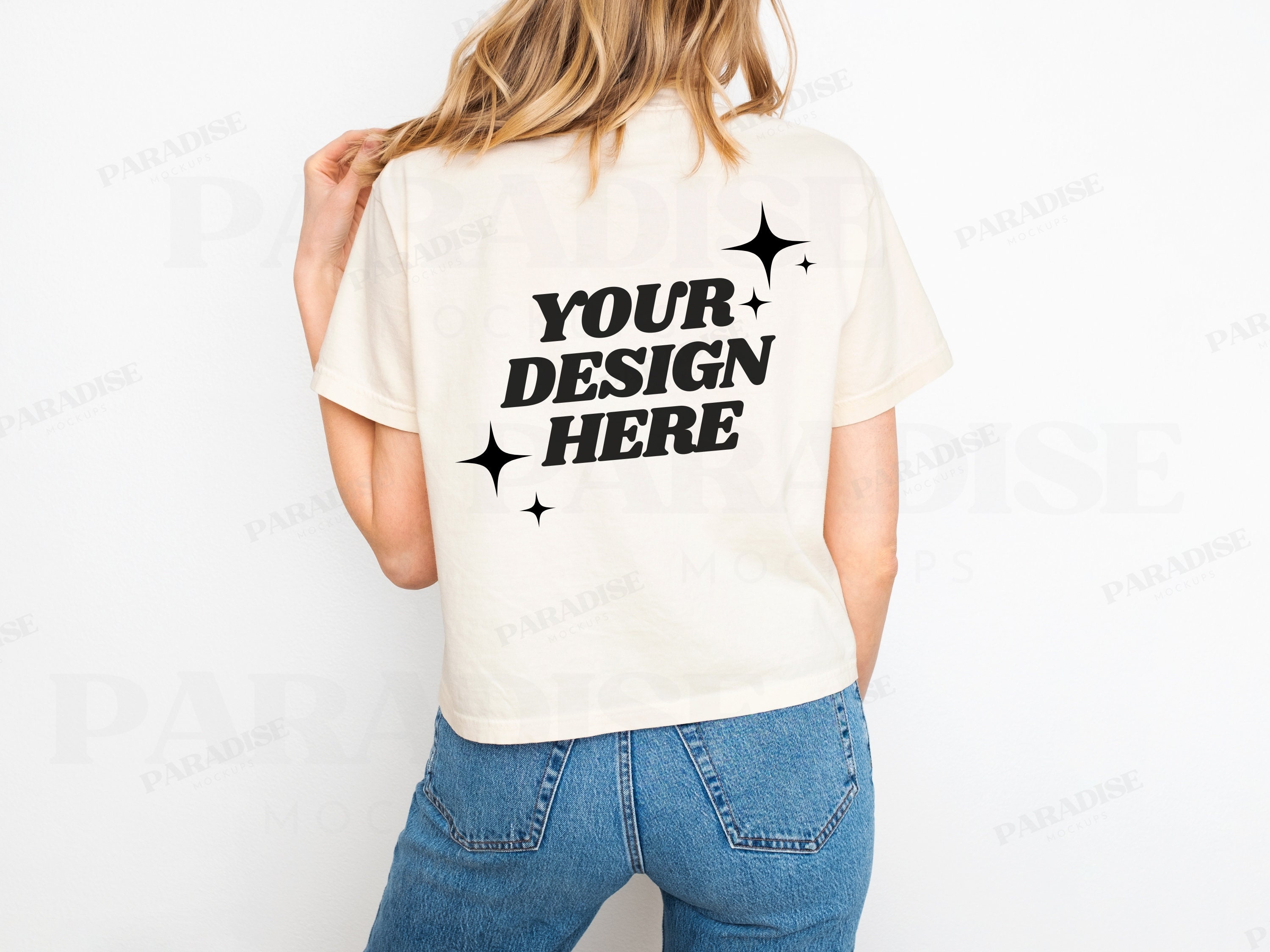 Comfort Colors 3023CL Mockup Bundle, Crop Pepper T-shirt Mockups ...