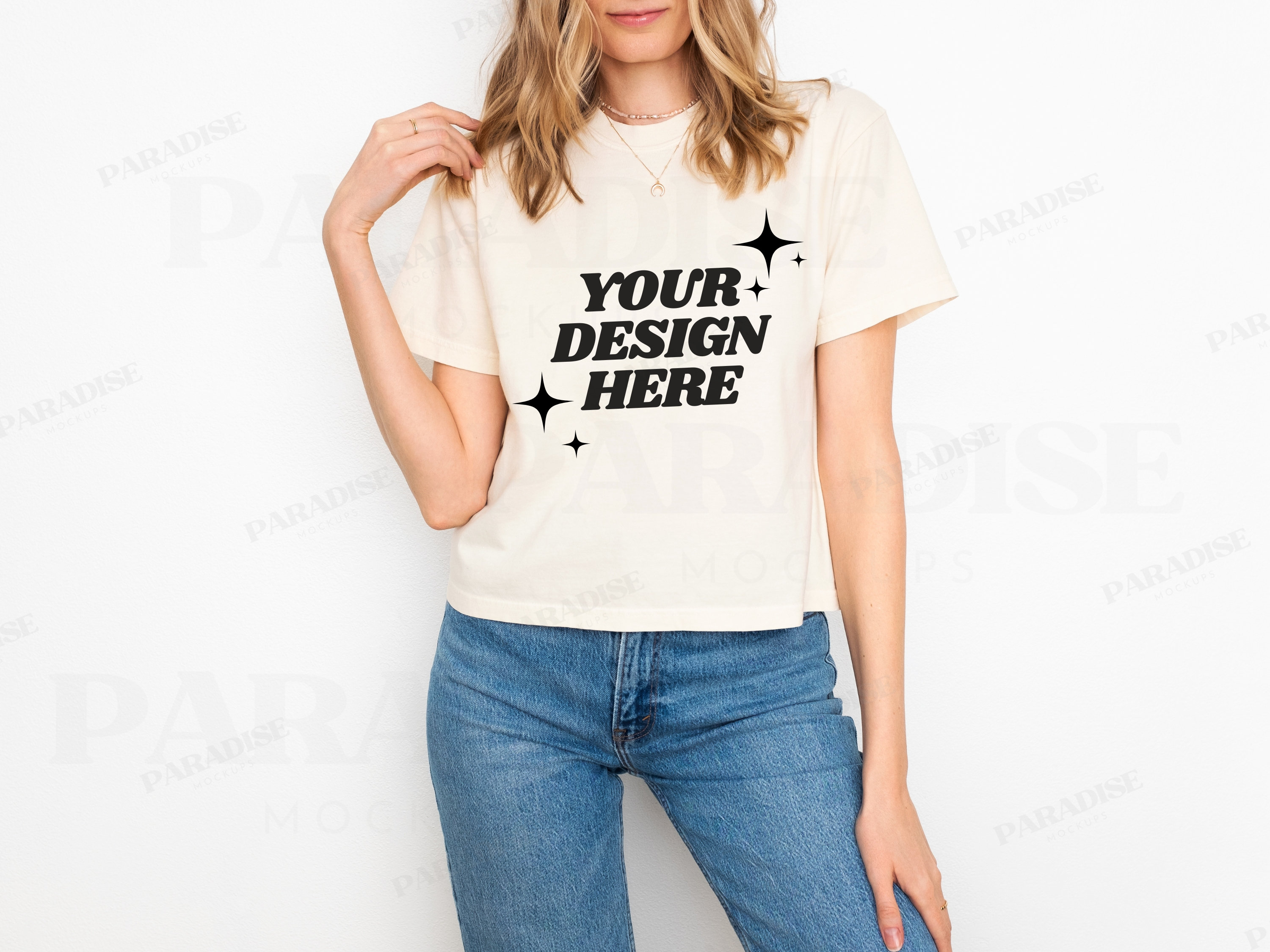 Comfort Colors 3023CL Mockup Bundle, Crop Pepper T-shirt Mockups ...