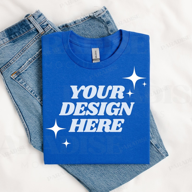 Royal Blue Oversized Tee - Etsy