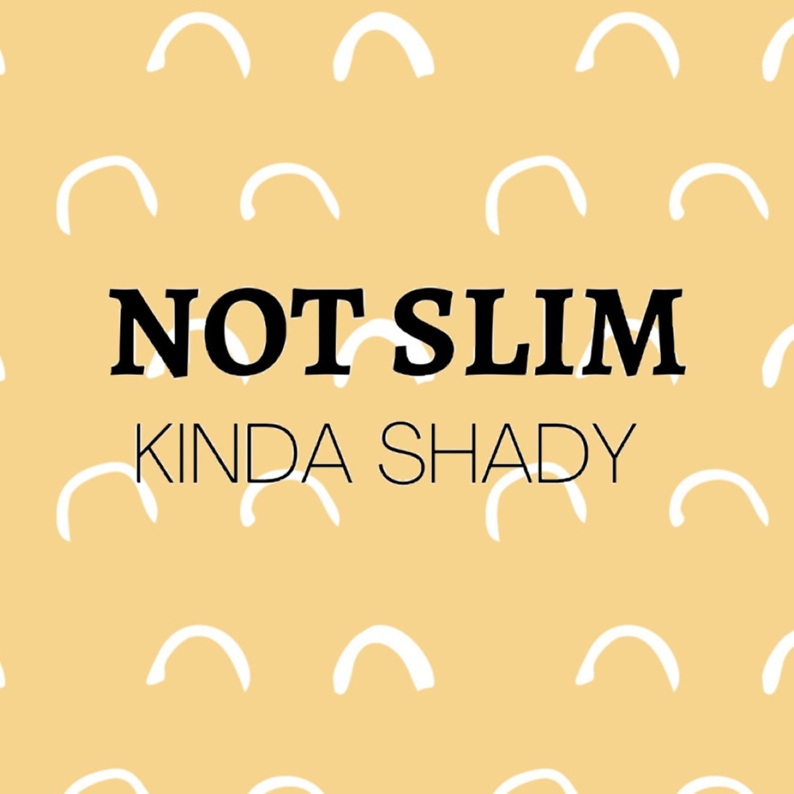 Not Slim Kinda SHADY Digital Download Svg, Png, Jpg - Etsy