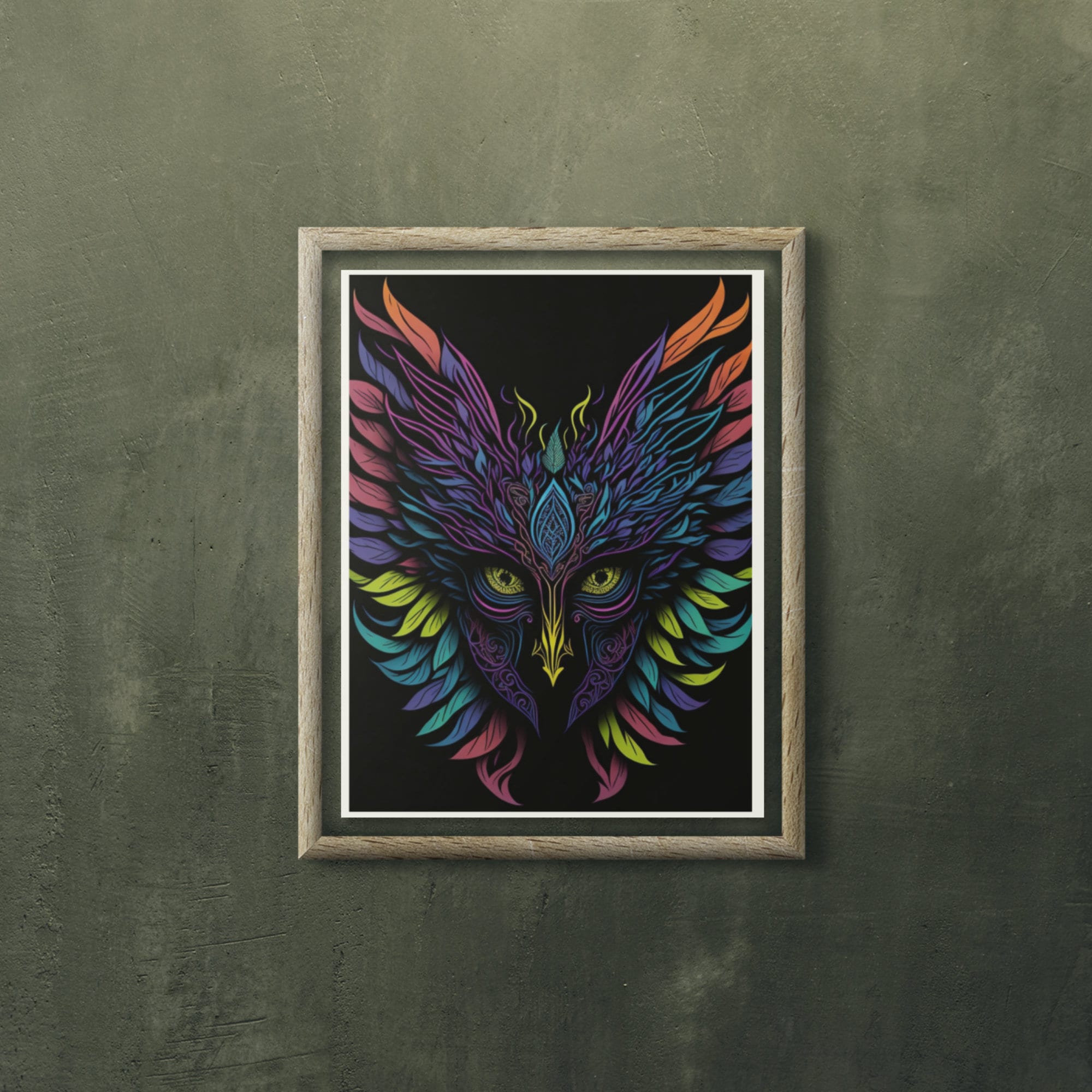 Mandala Masked Angels 001 Printable Wall Art, Mandala Wall Art ...