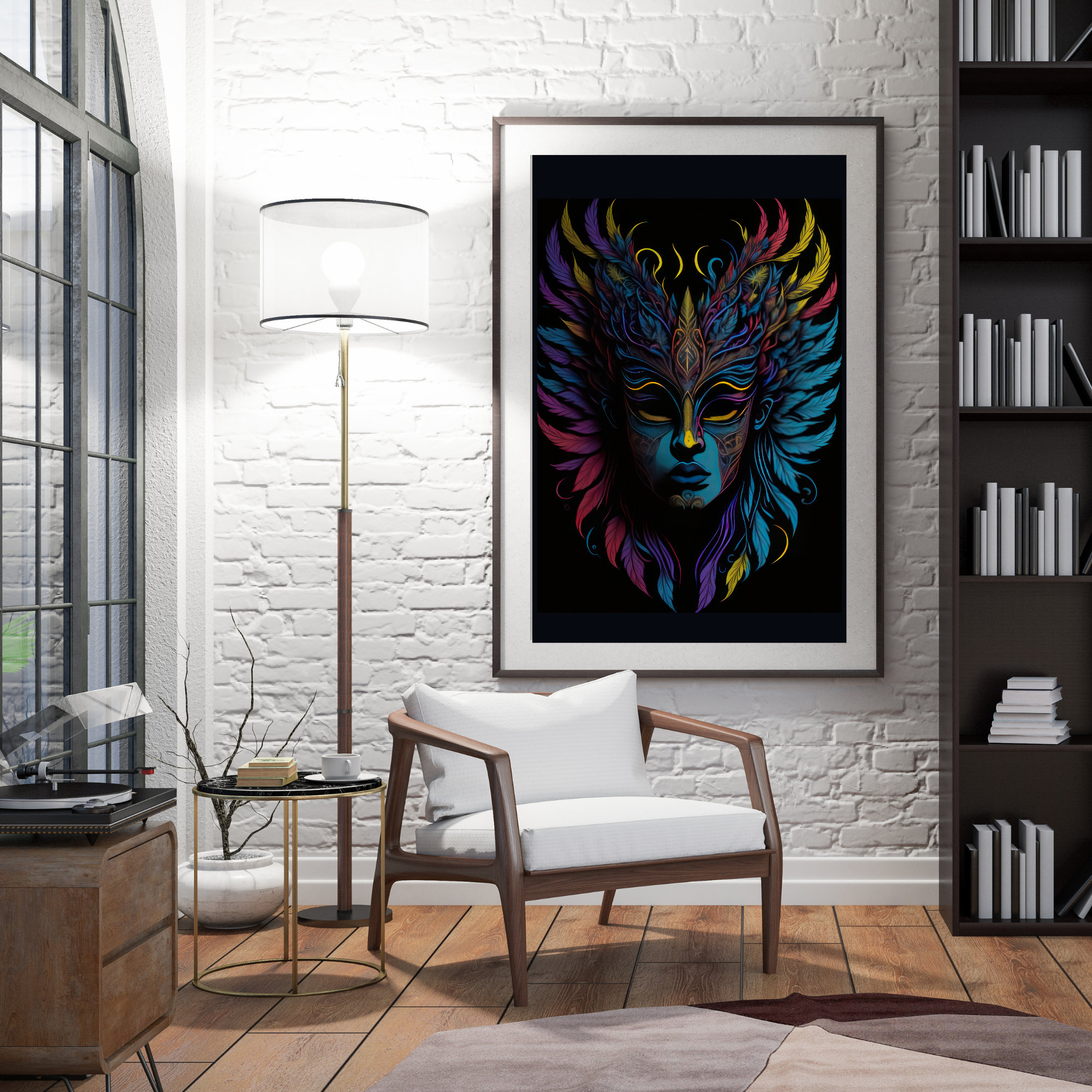 Mandala Masked Angels 004 Printable Wall Art Mandala Wall - Etsy