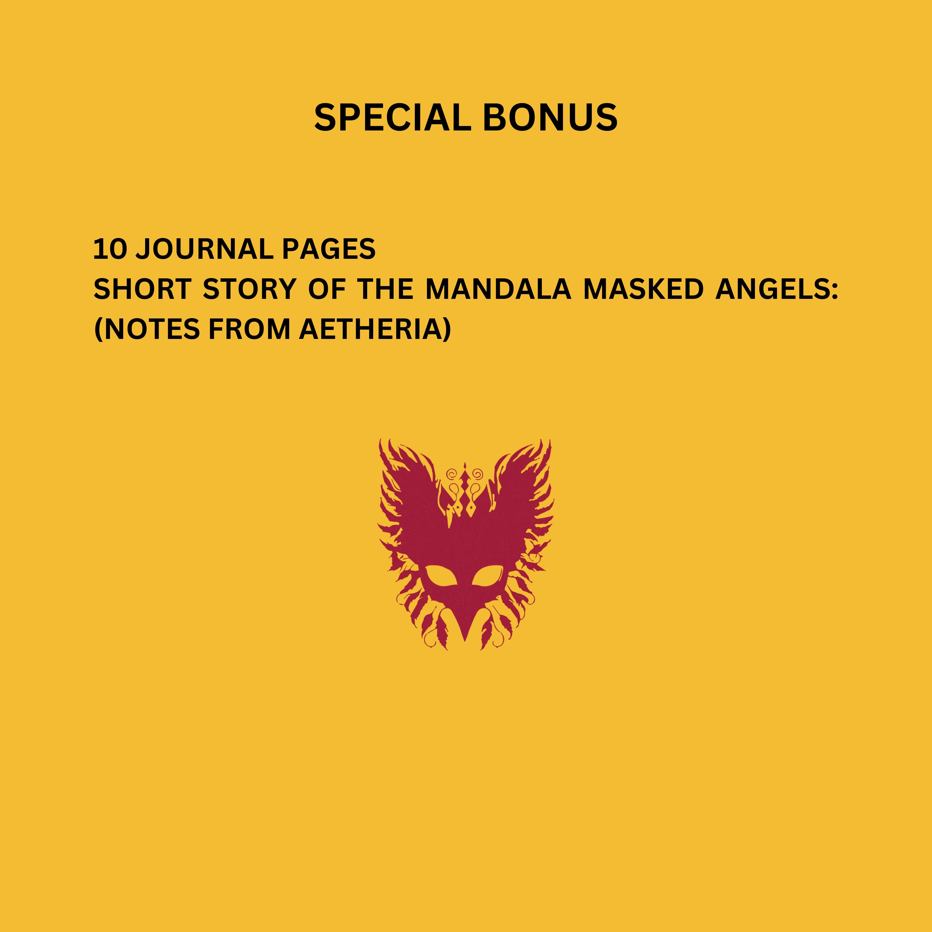 Mandala Masked Angels 007 Printable Wall Art Mandala Wall - Etsy