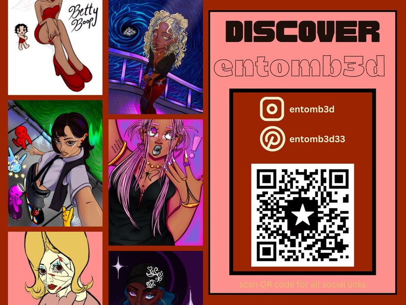 Mars Attacks Coloring Page martian Girl Original Entomb3d Art - Etsy