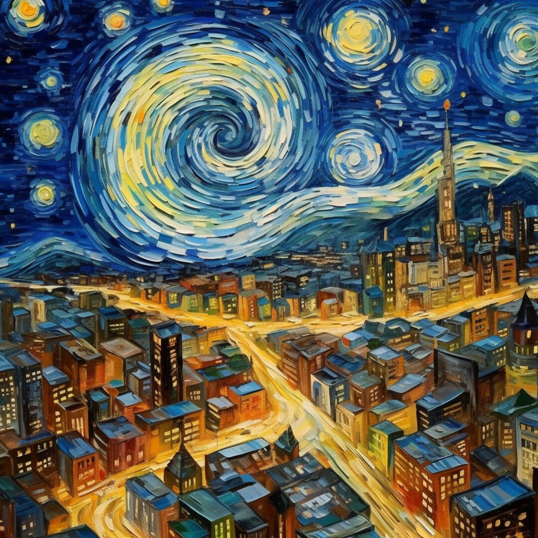 Starry Night Reimagined - Etsy