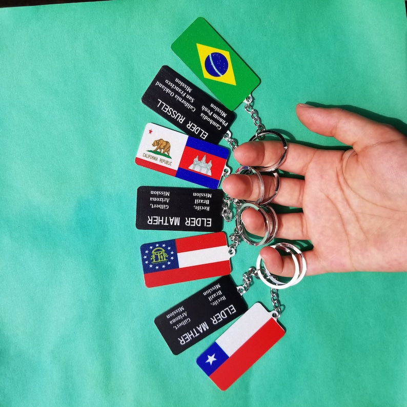 Personalized Missionary Keychain - Farewell or Welcome Home Gift - Etsy