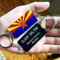 Personalized LDS Missionary Name Tag Ornament – Custom Mission Keepsake ...