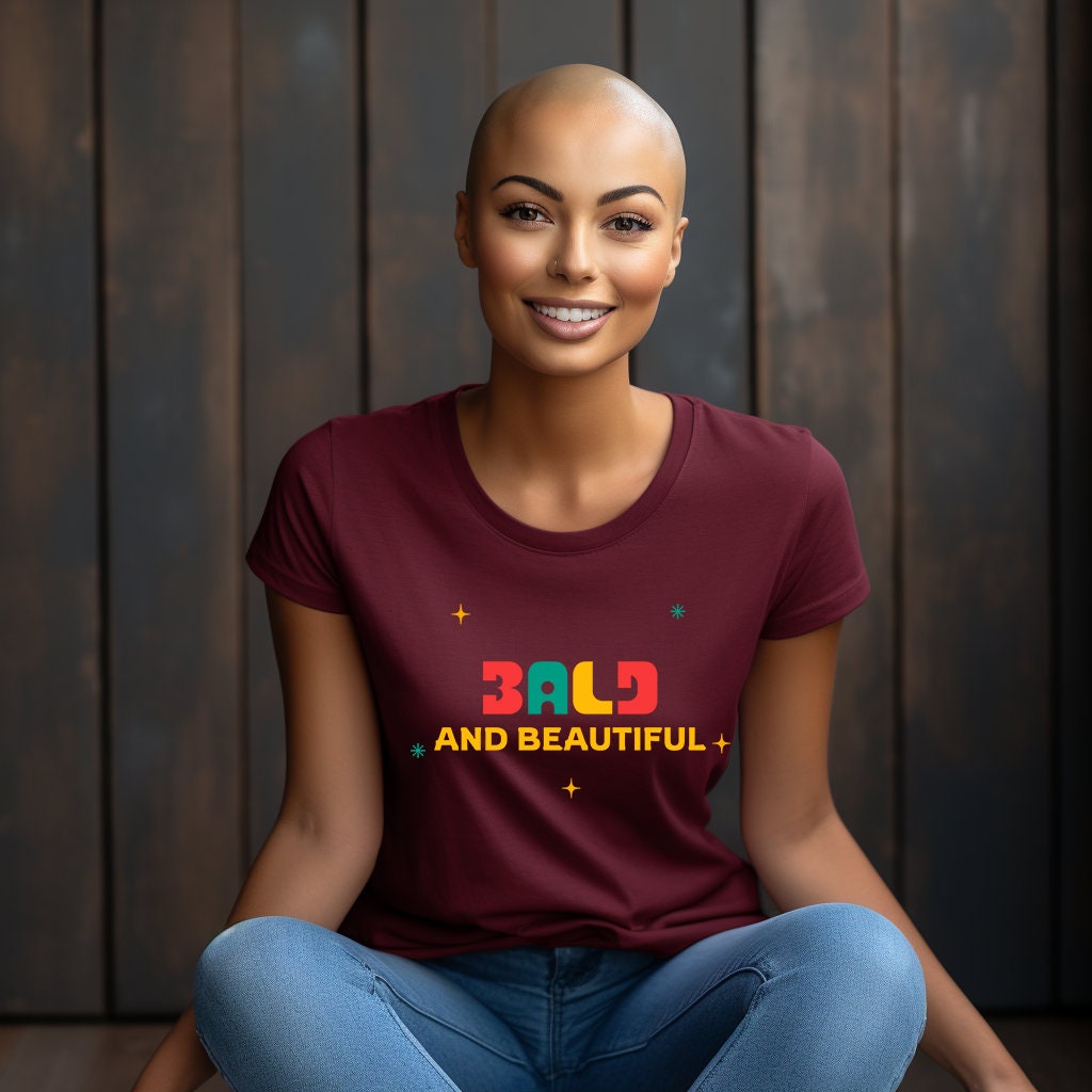 Bald and Beautiful: Bald Women T-shirts - Etsy
