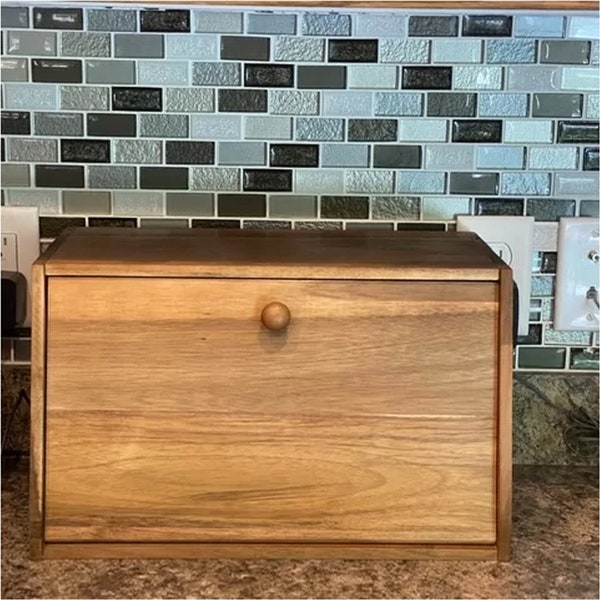 Roll Top Bread Box - Etsy