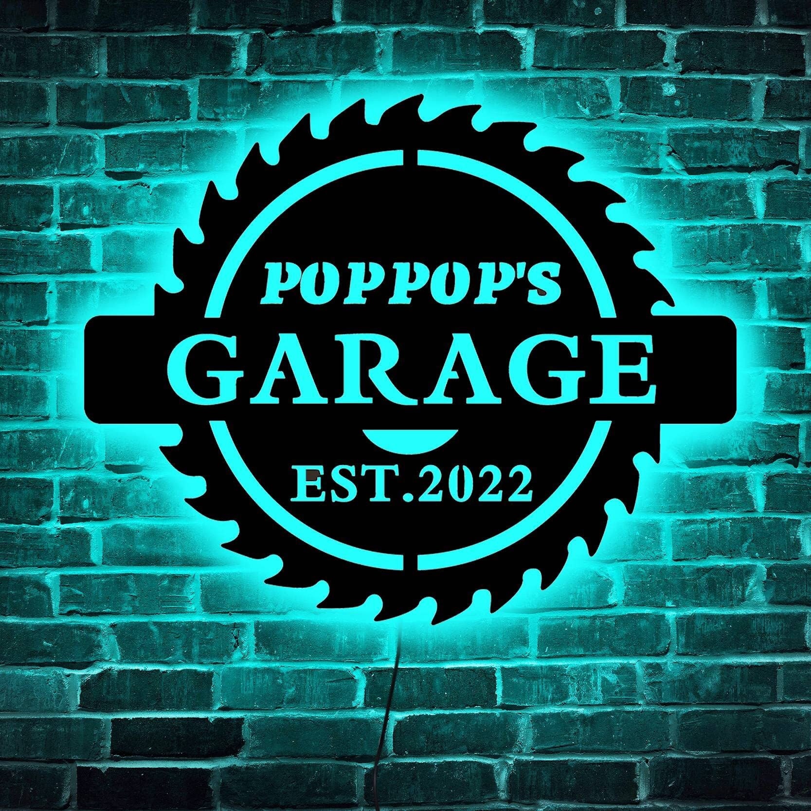 Custom Garage Neon Sign, Garage Led Sign, Garage Led Lights ...