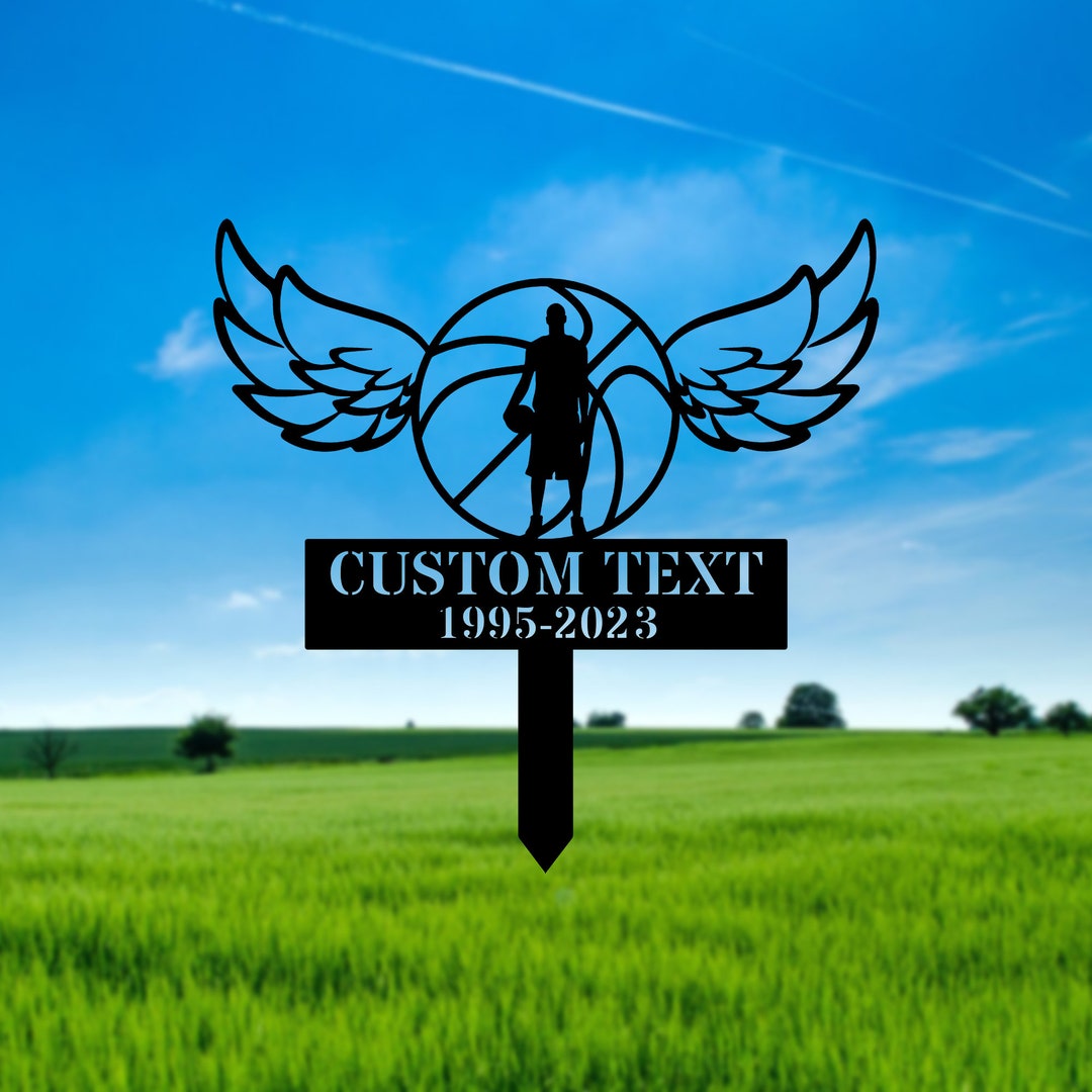 Personalized Memorial Garden Stake Custom Metal Sign Grave - Etsy