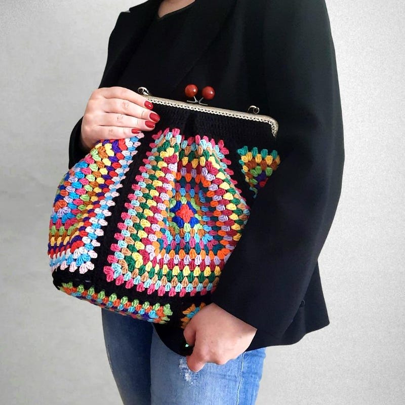 Kiss Lock Shoulder Bag Pattern - Etsy