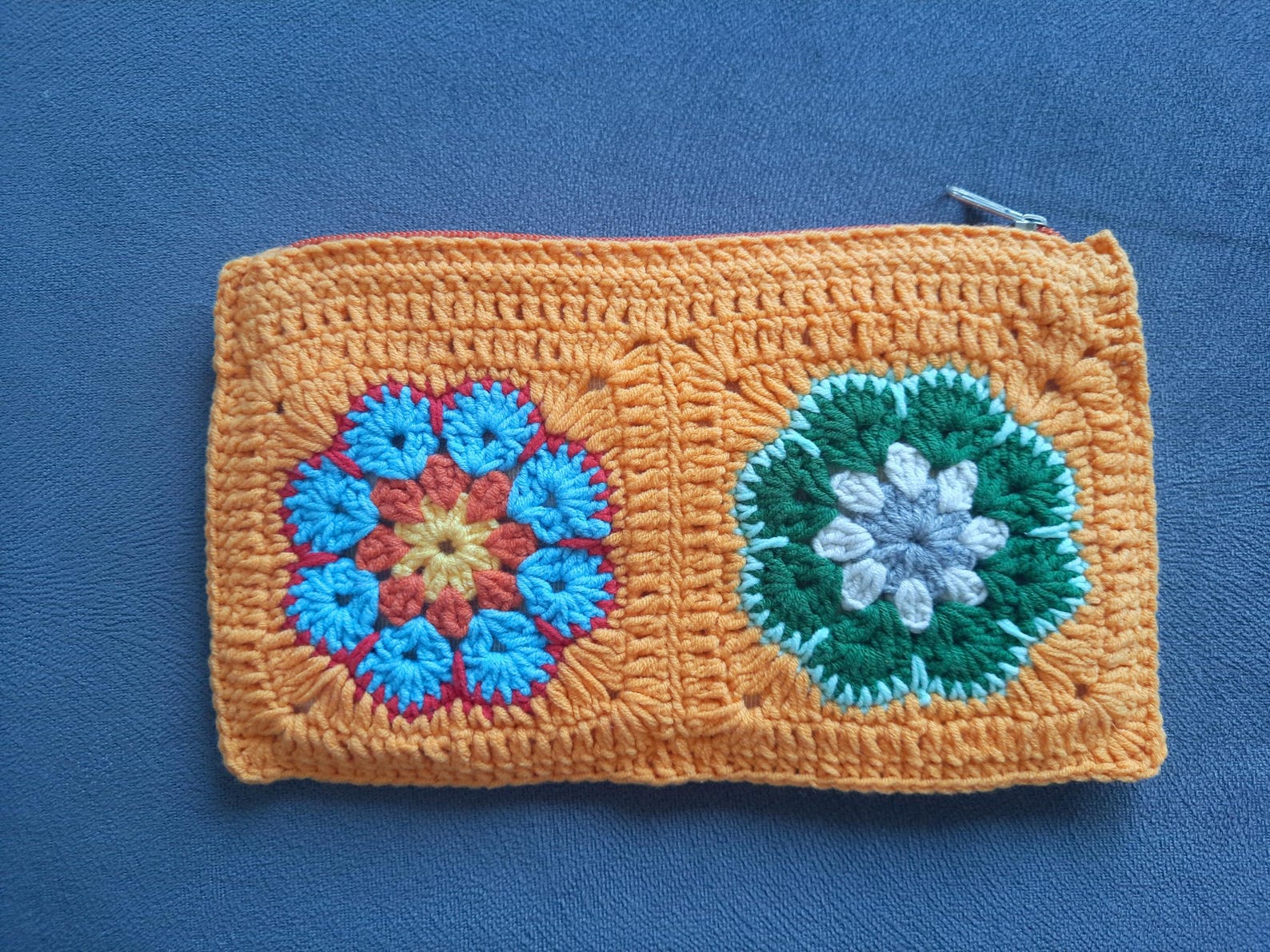 Handmade Crochet Wallet, Crochet Pouches-coin Purses, Crochet Granny ...