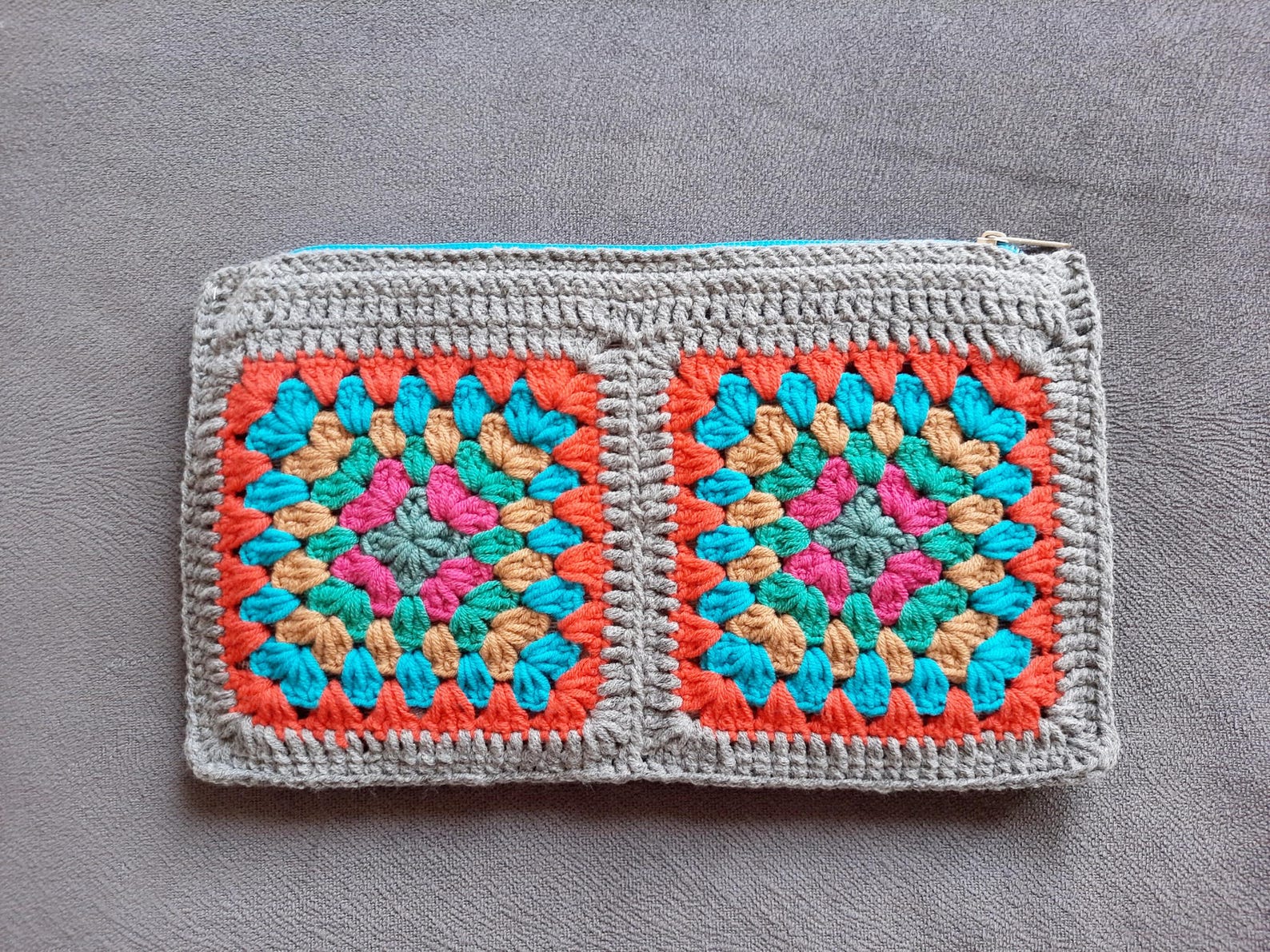 Handmade Crochet Wallet, Crochet Pouches-coin Purses, Crochet Granny ...