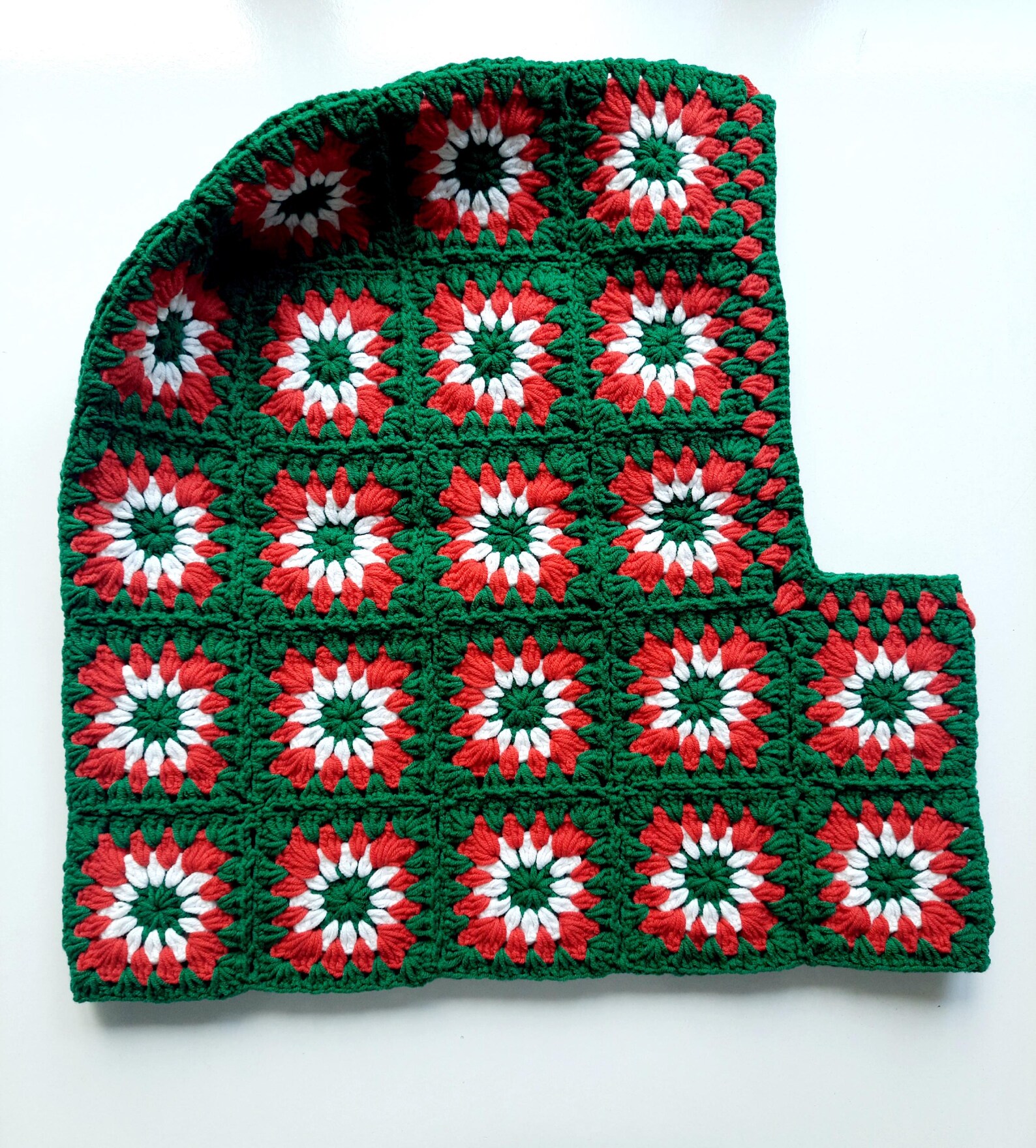 Christmas Crochet Balaclava, Handknit Winter Beanie, Unisex Balaclava ...