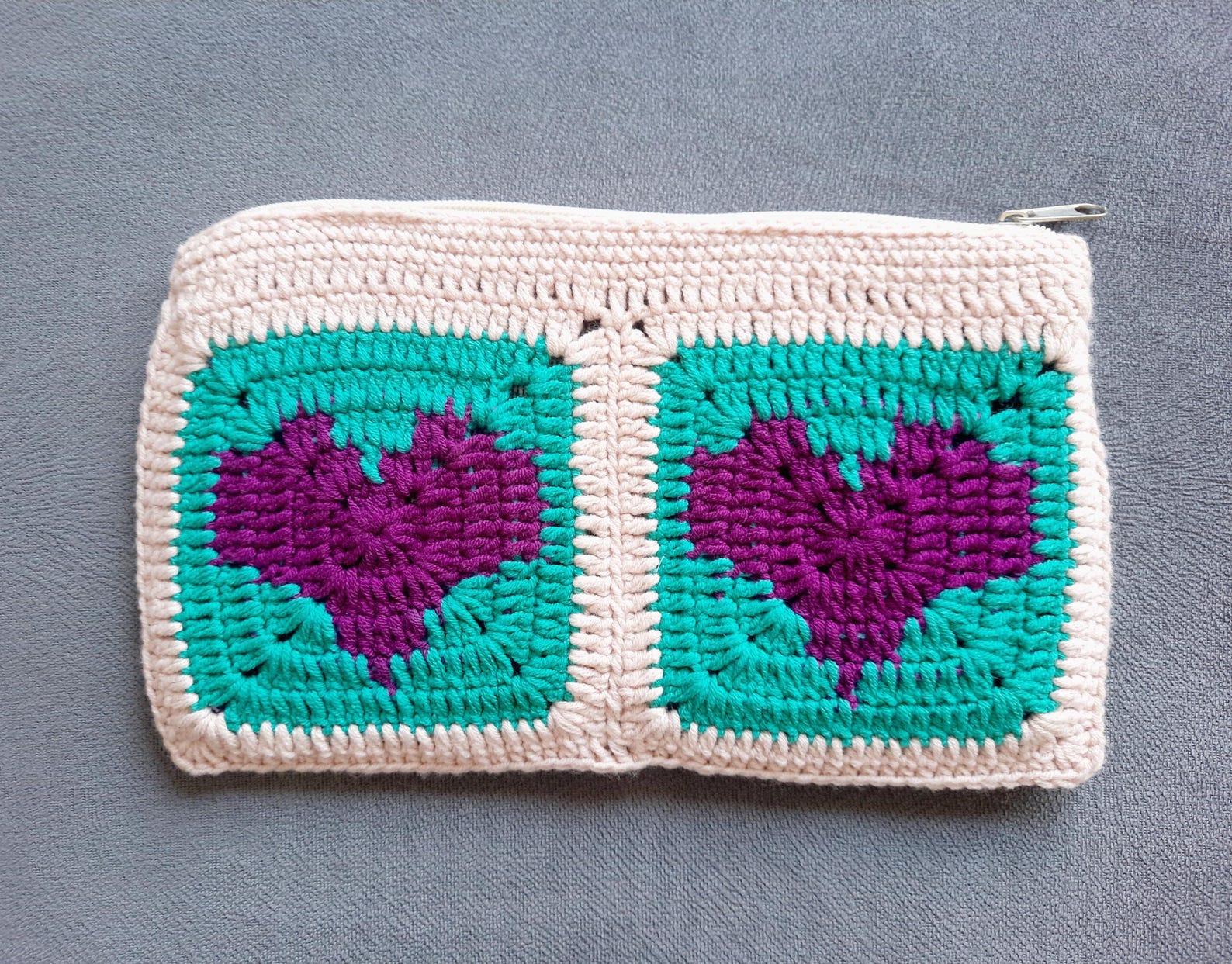 Handmade Crochet Wallet, Crochet Pouches-coin Purses, Crochet Granny ...