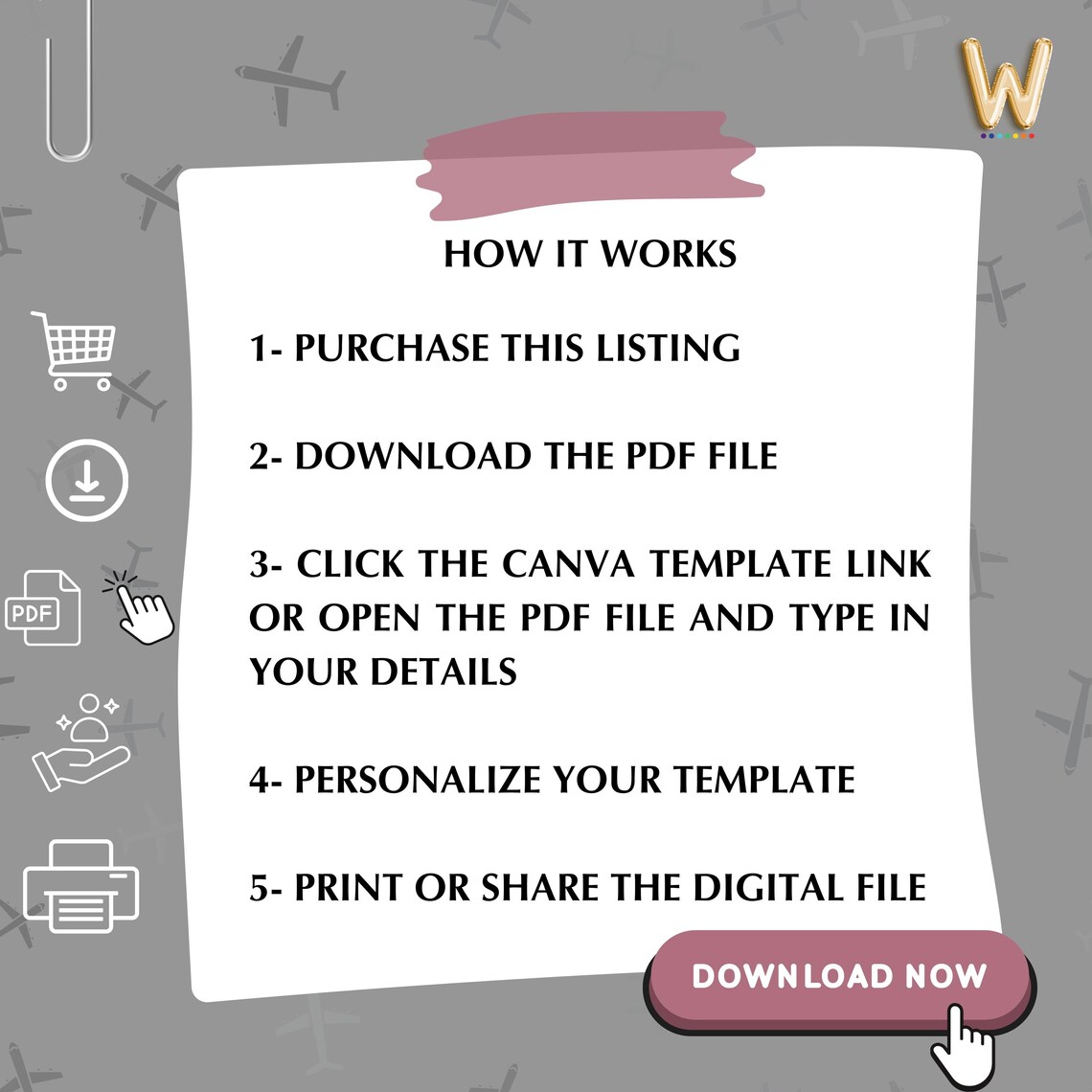 Editable Surprise Trip Boarding Pass Template (canva PDF) - Etsy