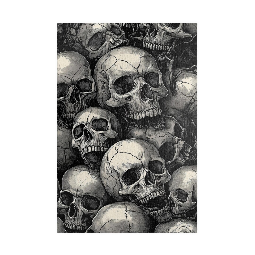 Bone Collective - Goth Jigsaw Puzzle for Adults - 250, 500, 1000 Pieces ...