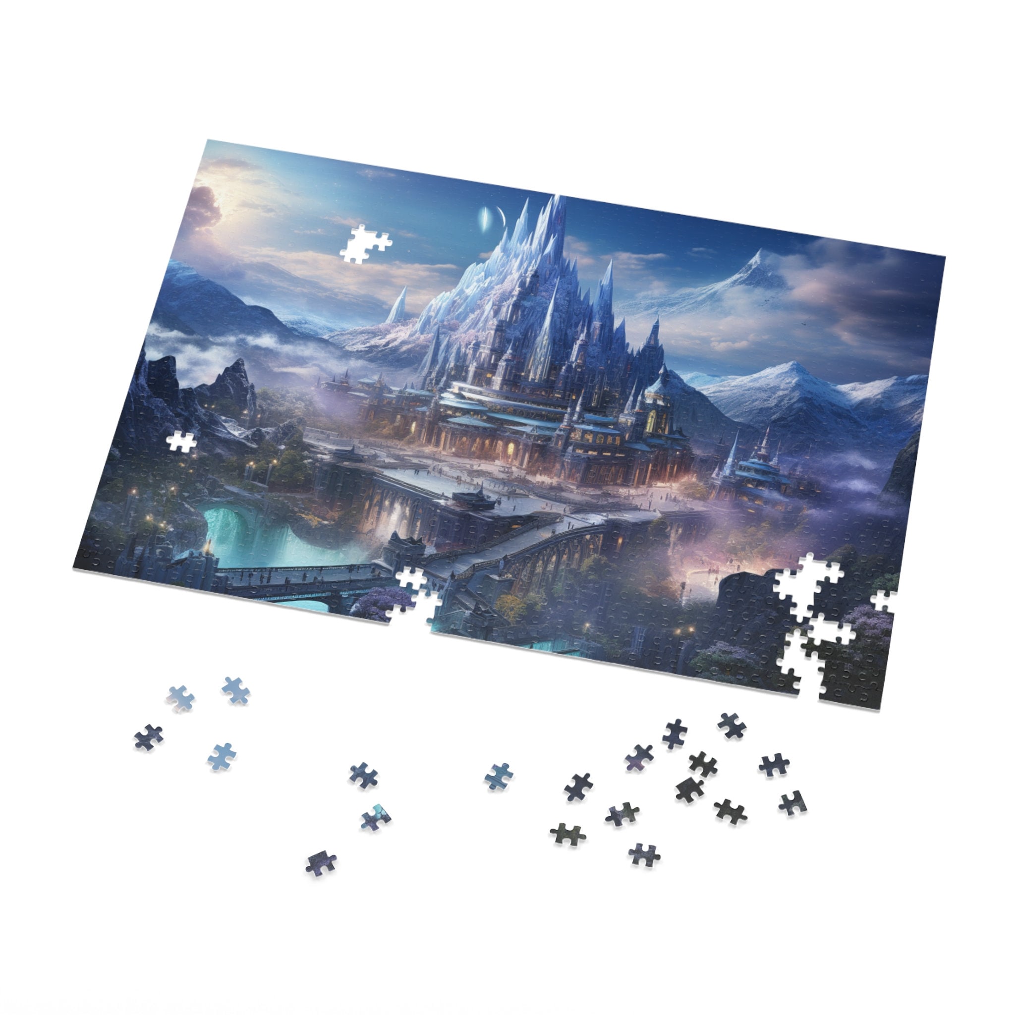 Crystal Citadel 1000 Piece Jigsaw Puzzle in Tin Box Satin-finish - Etsy