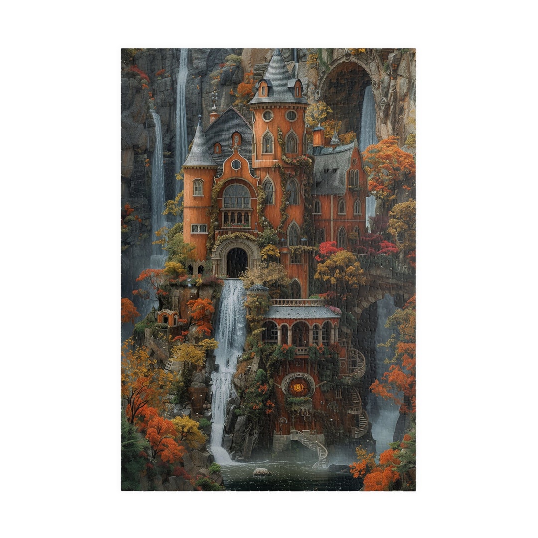 Autumn Castle - Fantasy Jigsaw Puzzle for Adults - 1000 Pieces - Unique ...