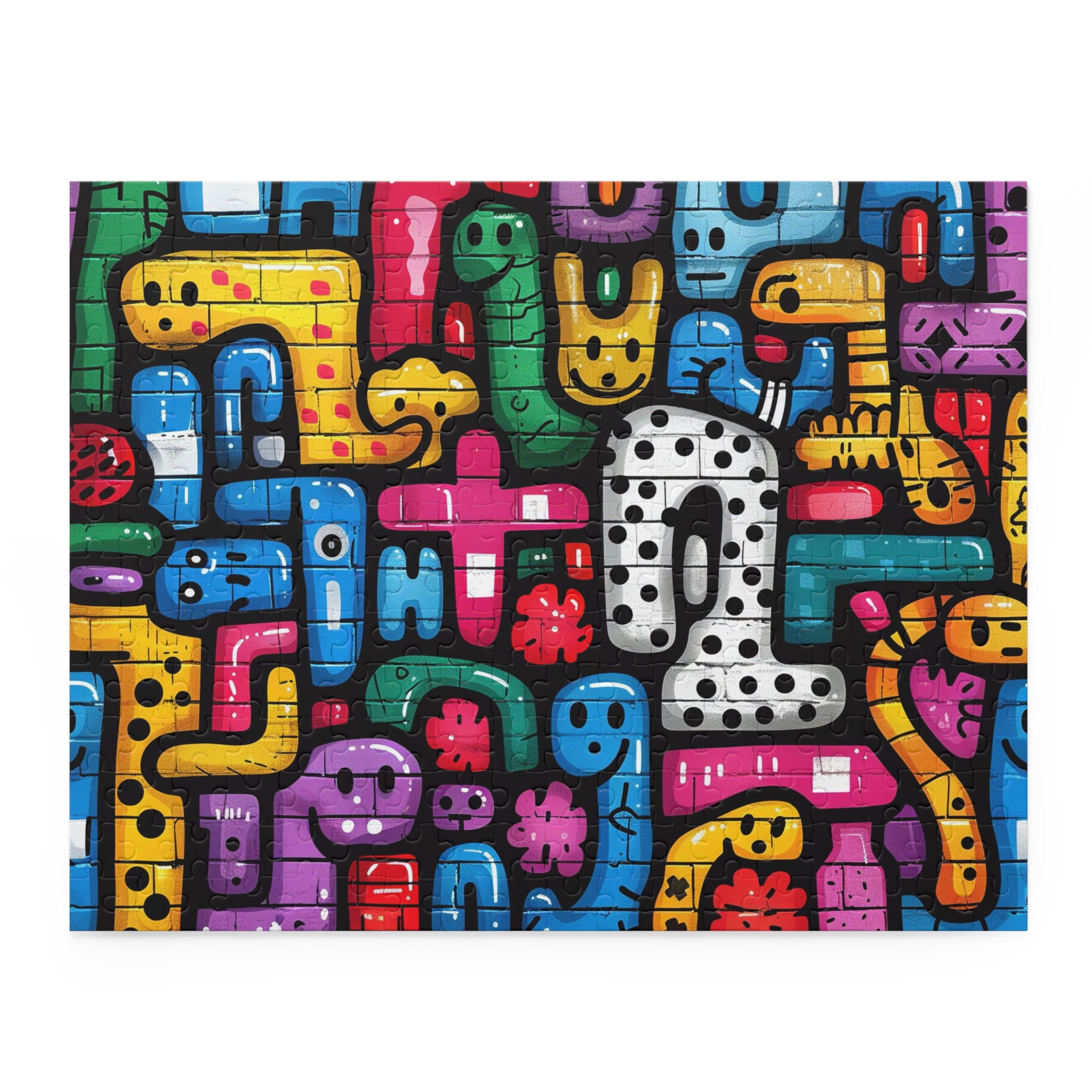 Graffiti Mingle - Jigsaw Puzzle for Adults - 120, 250 and 500 Pieces - Etsy