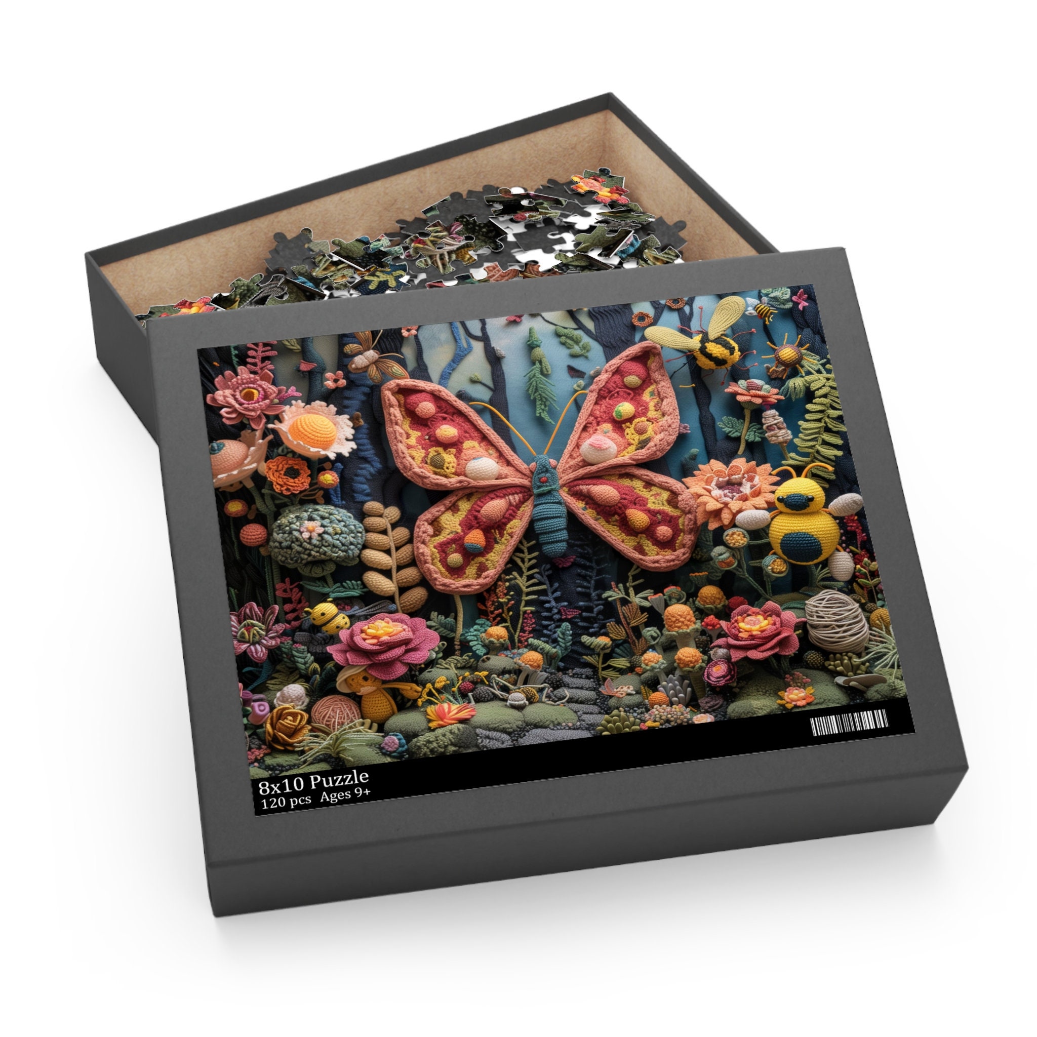Crochet Butterfly Garden Amigurumi Jigsaw Puzzle for Adults 250, 500 ...