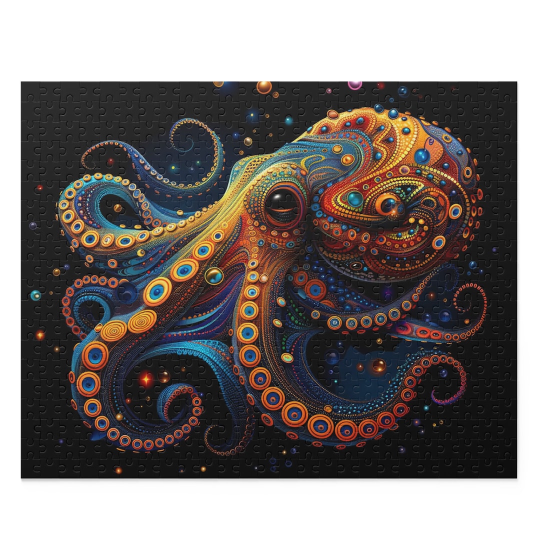 Chameleon Octopus - 500 Piece Jigsaw Puzzle for Adults - Etsy