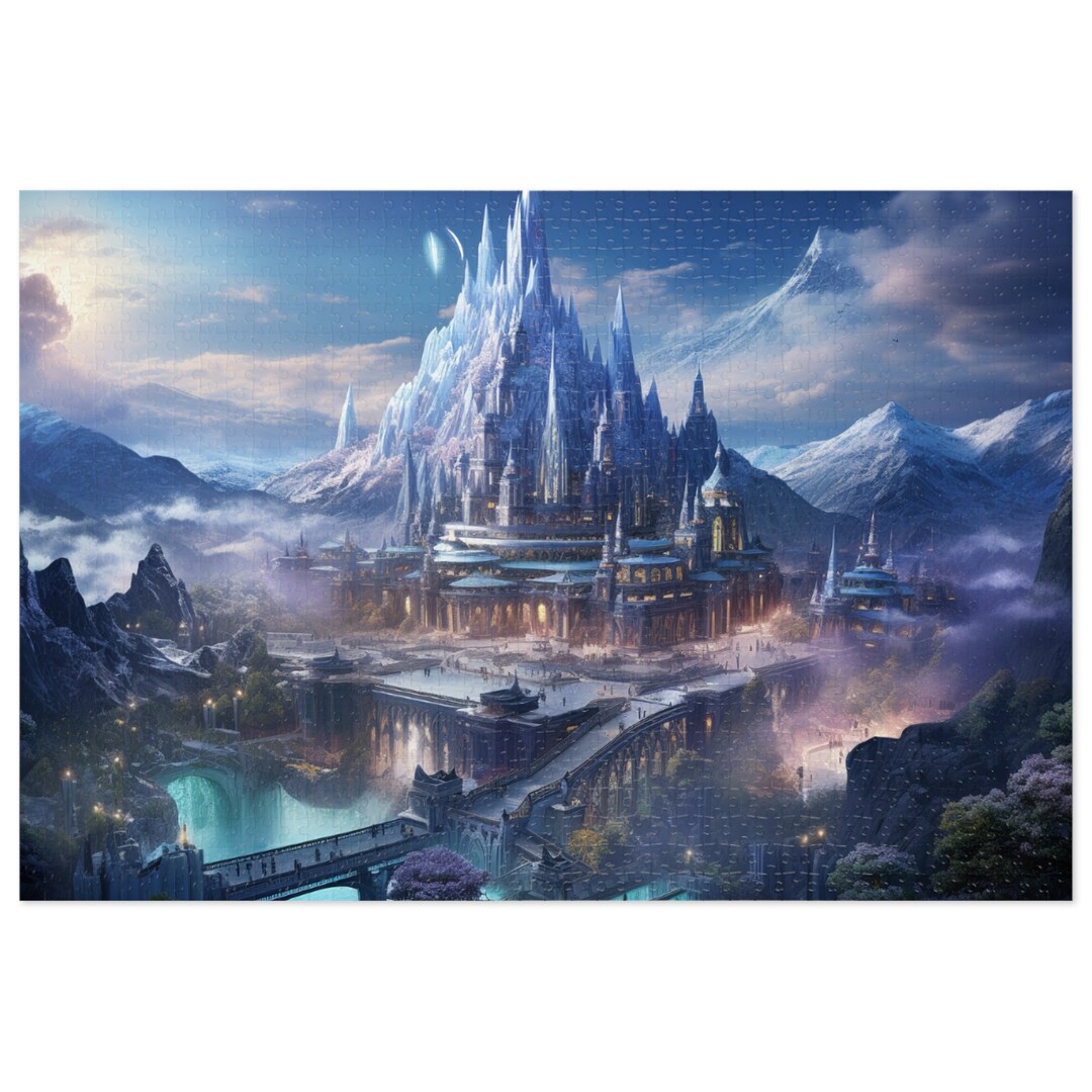 Crystal Citadel 1000 Piece Jigsaw Puzzle in Tin Box Satin-finish - Etsy
