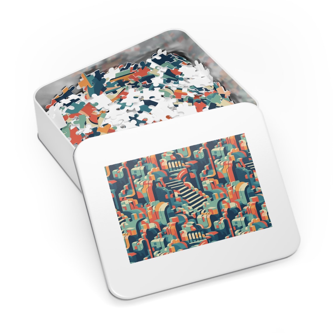 Lost Staircase Jigsaw Puzzle 1000 Piece, 500 Piece, 252 Piece - Etsy