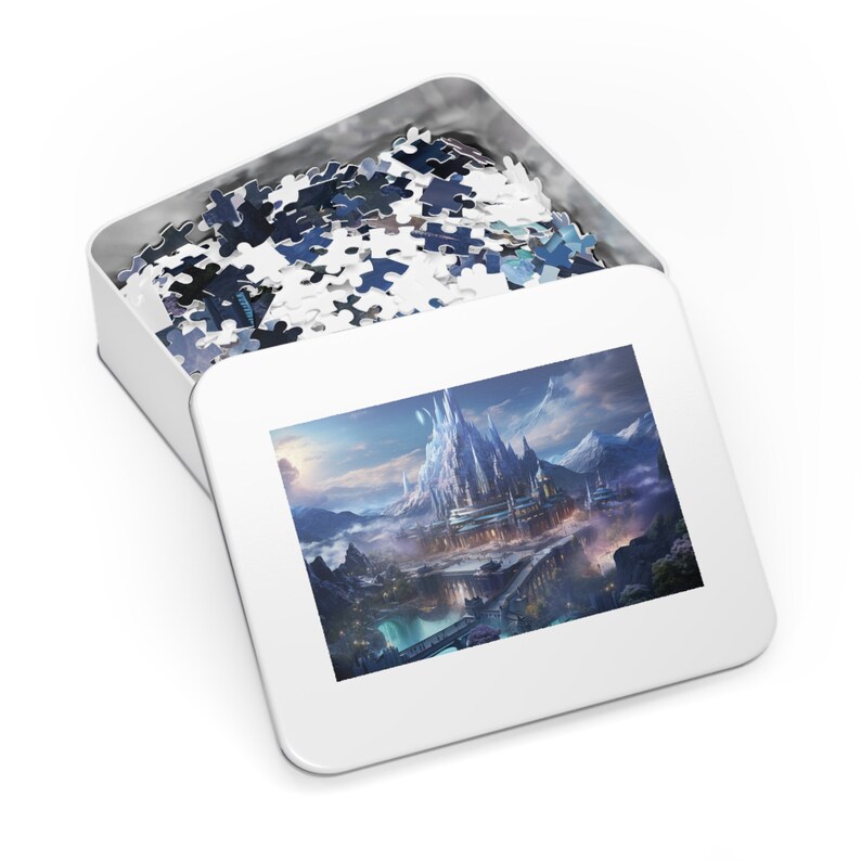 Crystal Citadel 1000 Piece Jigsaw Puzzle in Tin Box Satin-finish - Etsy