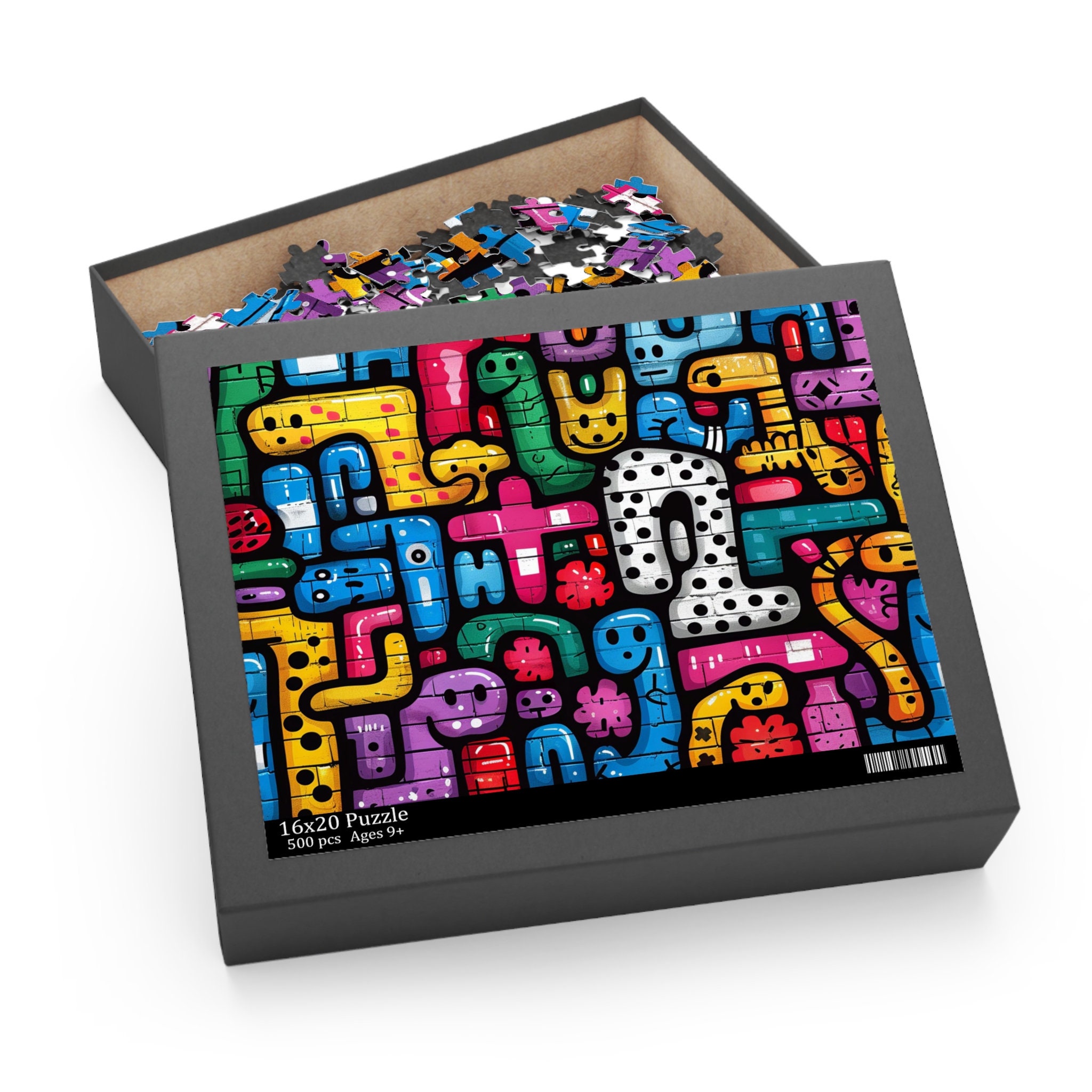 Graffiti Mingle - Jigsaw Puzzle for Adults - 120, 250 and 500 Pieces - Etsy